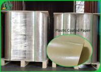 China White And Brown Paper Plastic PE Coated Paper 50gsm To 350gsm Food Box Material for sale
