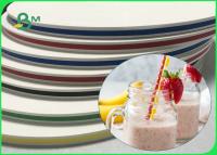 China 60gsm 120gsm Durable Food Grade Paper Roll 15mm 14mm Width For 5 - 12mm Straws for sale
