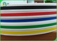 China Colored Striped Drinking straws Paper Raw Material Rolls 60gsm for sale