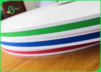 China 60gsm 120gsm Striped Kraft Paper Roll Food Safe Ink 14MM 15MM Slitting for sale