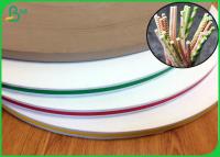 China Food Grade And Waterproof Drinking Straw Paper Of 13.5mm 14mm 15mm for sale