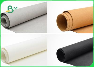 China 0.55mm Durable Washable Fiber - Based Textured Kraft Paper Multi Coloured for sale