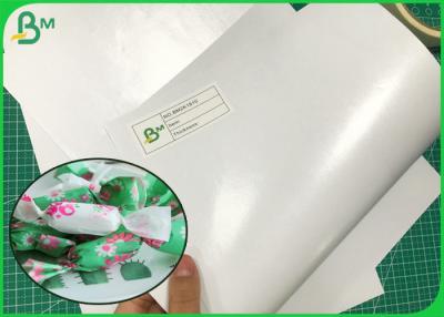 China 50G Paper Craft + 15G PE Coated FDA Sugar Packaging Paper With Stick Resistant for sale