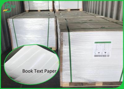 China Uncoated Rolling 20LB 22LB 50LB Book Text White Offset Print Paper 90CM 100CM for sale