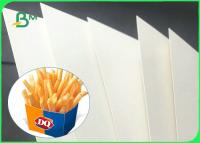 China 350gsm + 15g High Stiffness PE Coated GC1 Paper Board For Making Food Boxes for sale