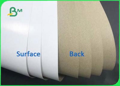China Good Stiffness 140gsm 170gsm Coated White Top & Uncoated Liner Paper For Cartons for sale