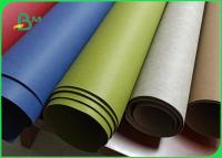 China Zero Pollution Fiber 0.5mm Colored Washable Kraft Paper For Fashion Bags for sale