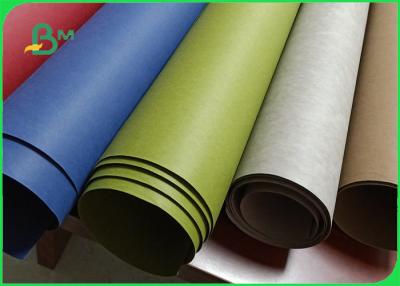 China Zero Pollution Fiber 0.5mm Colored Washable Kraft Paper For Fashion Bags for sale