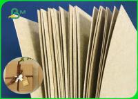 China 250gsm - 350gsm Brown Virgin Kraft Paper For Making Packages for sale