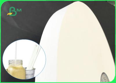 China Biodegradable 28gsm Straw Wrapping Paper For Packaging 8mm Straws for sale