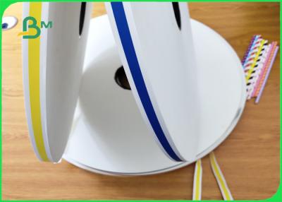 China Biodegradable Colorful Straw Paper 60g Rolls 550mm Kraft Paper 15mm for sale