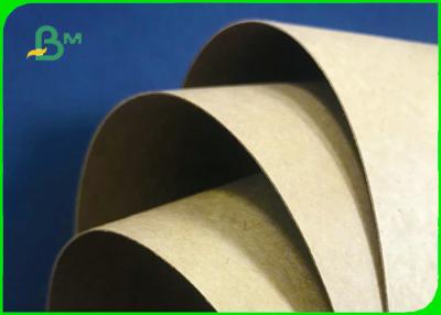China 250gsm - 400gsm Brown Uncoated Kraft Paper For Making Boxes for sale