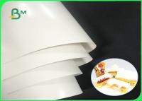 China Oil Resistant & Waterproof 14PT + 15g PE Coated Paper For French Fries Boxes for sale