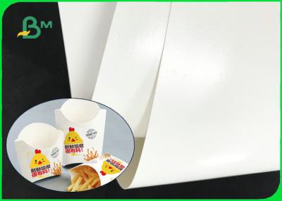 China Food Grade 14PT + 15g PE One Side Coated Folding Box Board For Food Packaging for sale