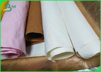 China Yellow Color Biodegradable Natural Fabric Kraft Paper Roll 150cm X 110 Yards for sale