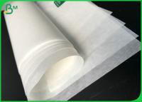 China Food Contact One Sided Glossy MG Bleached Kraft Paper Roll 30gr 45gr for sale