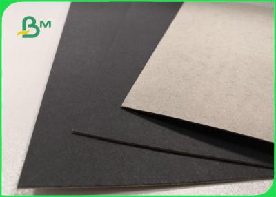 China 1mm 2mm Single Black Coated Cardboard Sheets For Gift Boxes Good Stiffness for sale