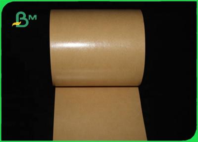 China FDA Greaseproof PE Coated Brown Kraft Paper For Tray Package 300gsm 350gsm for sale