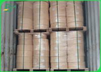 China Biodegradable Food Grade Paper Roll AA Straw Surface Paper Kraft 60GSM 15MM Printable for sale