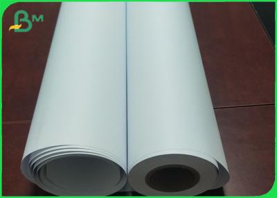 China 80G High White CAD Plotter Paper Roll 610MM 914 MM for sale