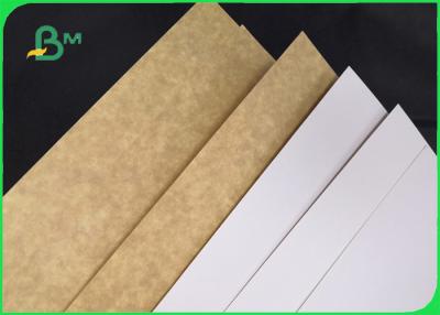 China One Side Clay Coated Bleached White Top Kraft Back Liner Paper For Food Package for sale