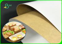 China Virgin Wood Pulp 250gsm - 360gsm White Top Kraft Back For Food Boxes for sale