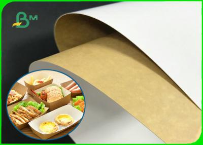 China Virgin Wood Pulp 250gsm - 360gsm White Top Kraft Back For Food Boxes for sale
