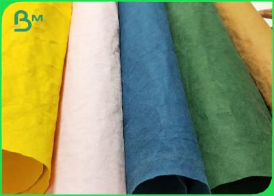 China Multicolor Tear Resistance Washable Kraft Paper For Bags Plicated for sale
