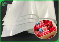 China Food Grade Certified Roll 40G + 10G PE White Kraft Paper For Packaging Sugar for sale