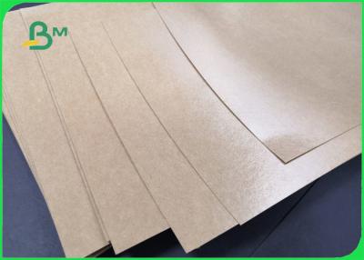 China 300gsm +15g Poly Coated Brown Kraft Paper For Food Wrapping Water Resistant for sale
