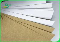 China 300GSM 325GSM Food Grade Clay Coated Kraft Back For Packing Fast Food for sale