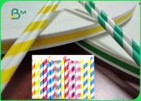 China 60gsm 120gsm Printed Food Grade Kraft Paper For Drinking Straws Waterproof for sale