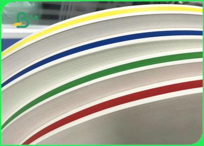 China ECO 60GSM Multi - Colored Printed Food Grade Paper Roll For Drinking Straws for sale