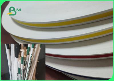 China 60gsm 120gsm Biodegradable Straw Paper Roll For Coffee Shop 14MM 15MM Slitted Size for sale
