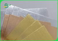 China Recyclable Colorful Washable Kraft Paper For Clothing Signs Of 0.55mm Thickness for sale