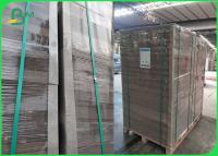 China 2.0 / 2.5MM Thickness Grey Chipboard Straw Board For Storage Box for sale