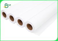 China 20lb 24 Inches * 50yds Inkjet White Uncoated Bond Paper Roll For CAD plotting for sale