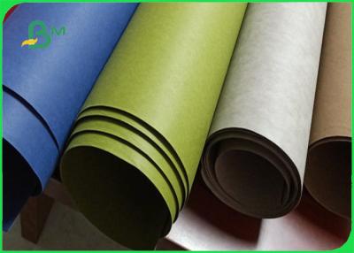 China 0.3MM 0.55MM Recyclable Colorful Kraft Paper Fabric For Shopping Bags for sale