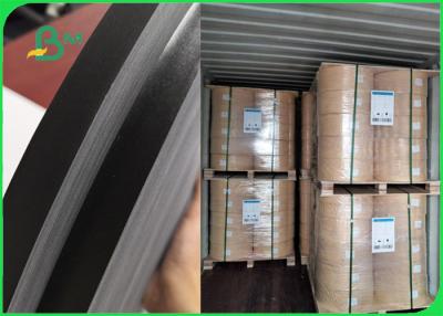 China 60 GSM Solid Black Straw Paper Roll For Birthday Parties 15MM FDA Approved Ink for sale