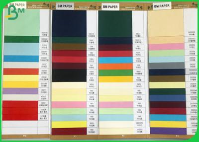 China 70gsm 220gsm Solid Blue Colored Card Bristol Printing Board Paper Sheets for sale