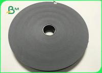 China 60GSM FDA Eco - Friendly Solid Black Paper In Reel For Drinking Straws for sale