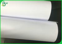 China Wide Format 50g 60g 70g White Garment Plotter Paper Roll For Garment Drawing for sale