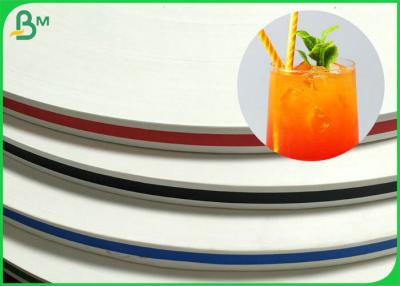 China Biodegradable 15mm Stripe Straw Paper For Making Colorful Drinking Straw for sale