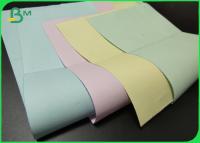 China Digital Carbonless Paper Printing CB 52 CFB 50 CF 55 Colorful NCR Paper Rolls for sale
