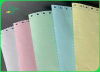 China Harmless Colorful Carbonless Copy Paper Sheet 420mm * 530mm 1420mm * 1420mm for sale