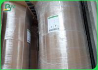 China 42gsm - 47gsm Brown Food Grade Paper Roll in Making Packing Bags for sale