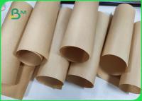 China 42gsm Virgin Natural Brown Kraft Wrapping Paper For Food Bags for sale
