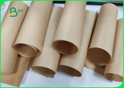 China 42gsm Virgin Natural Brown Kraft Wrapping Paper For Food Bags for sale