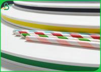 China 60gsm 120gsm Biodegradable FDA Approved Straw Paper For Colorful Straw for sale