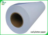 China 70gsm Multiple Sizes White Color CAD Plotter Paper For Garment Drawing for sale